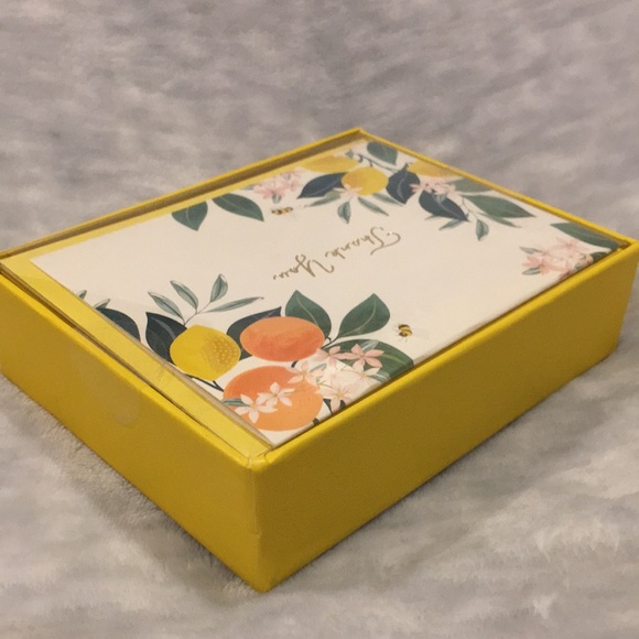 Sheffield Home | Office | Citrus Floral Thank You Note Set Of 6 By ...